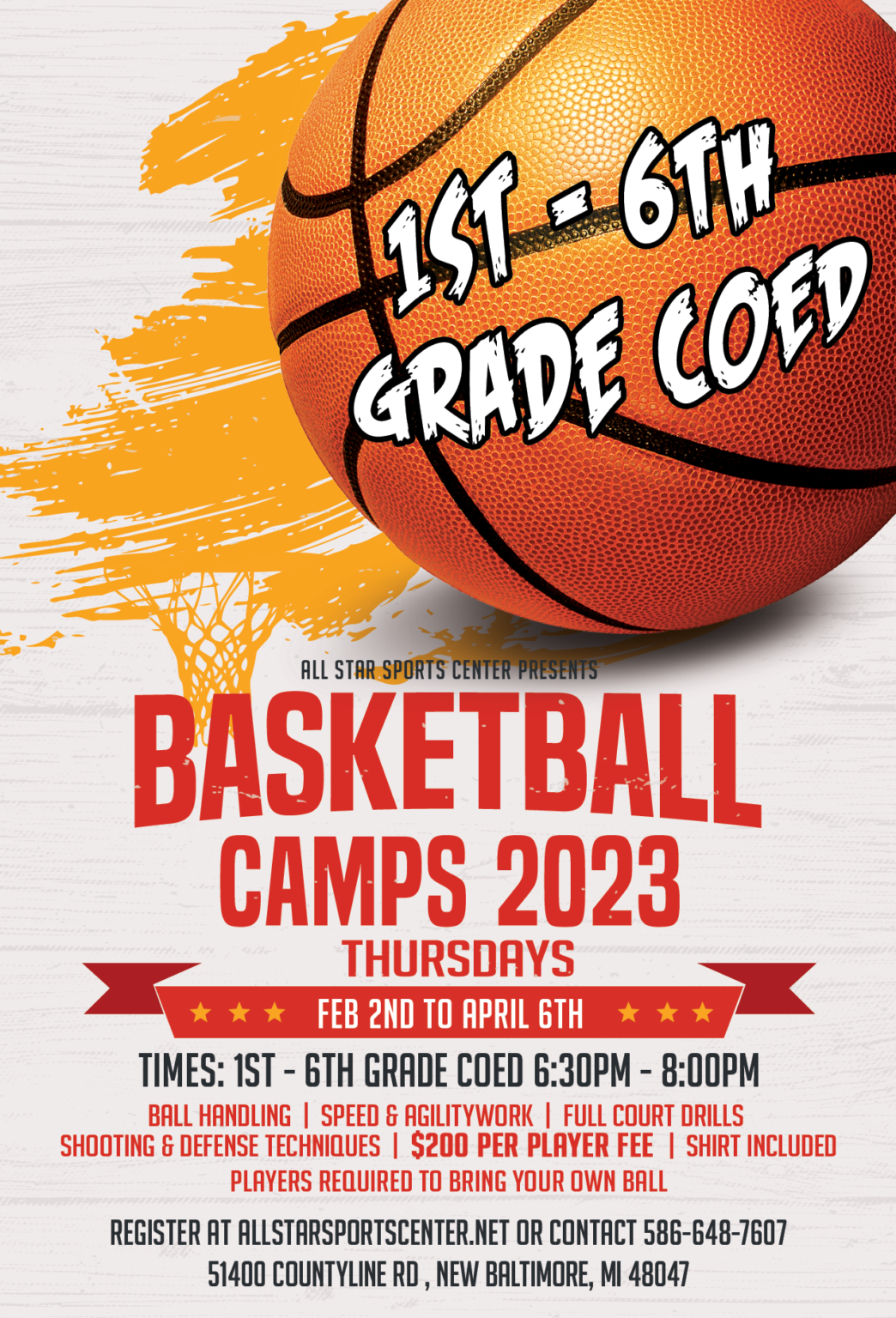 ALL STAR SPORTS CENTER – SPORTS & TRAINING FACILITY
