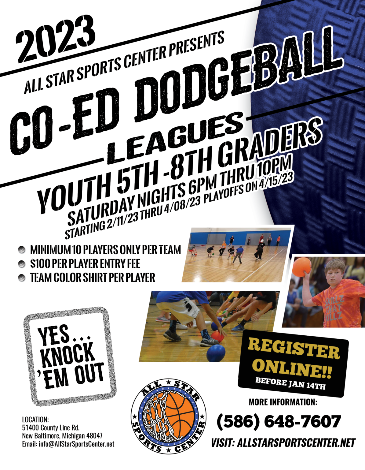 ALL STAR SPORTS CENTER – SPORTS & TRAINING FACILITY