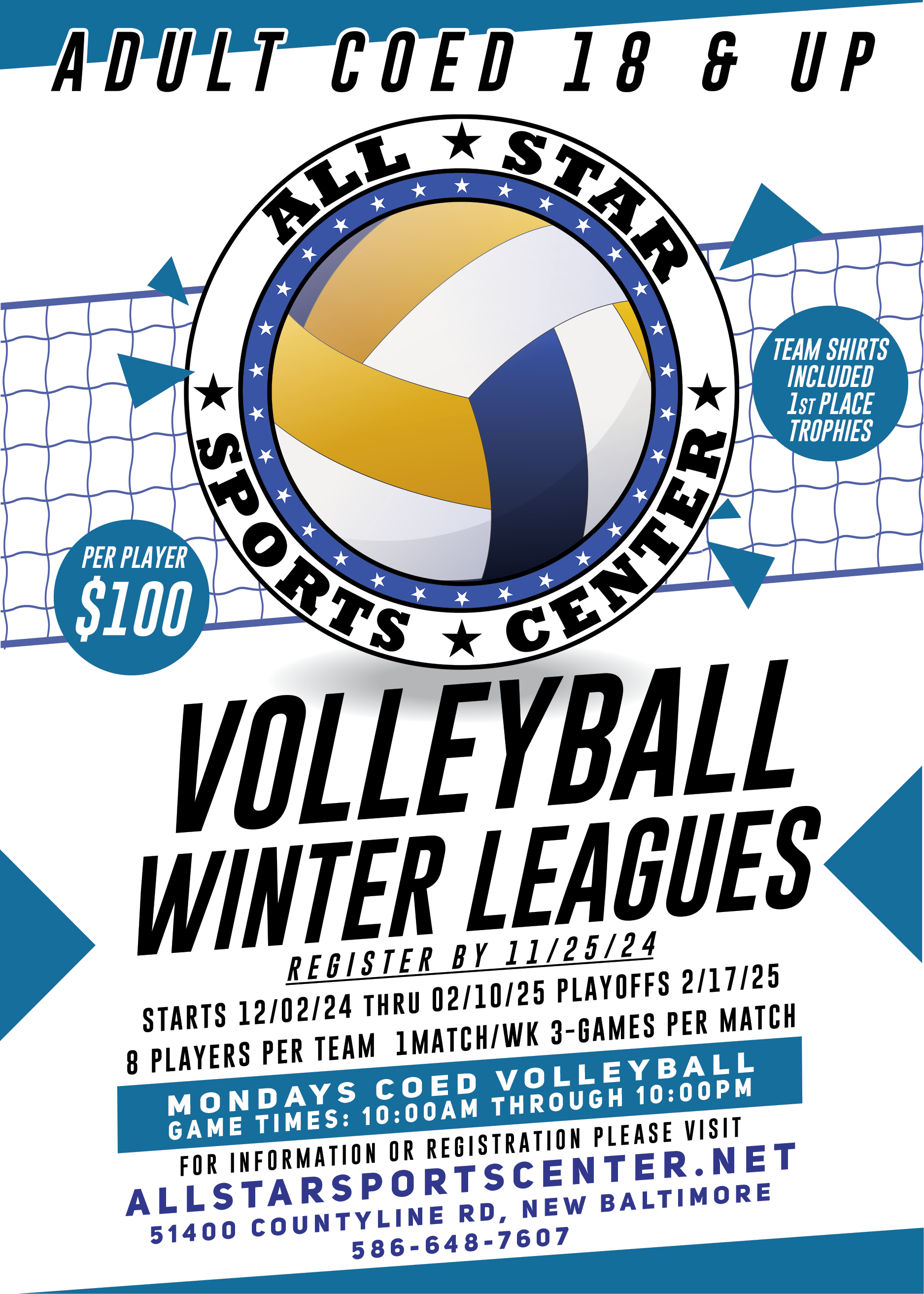 ALL STAR SPORTS CENTER – SPORTS & TRAINING FACILITY
