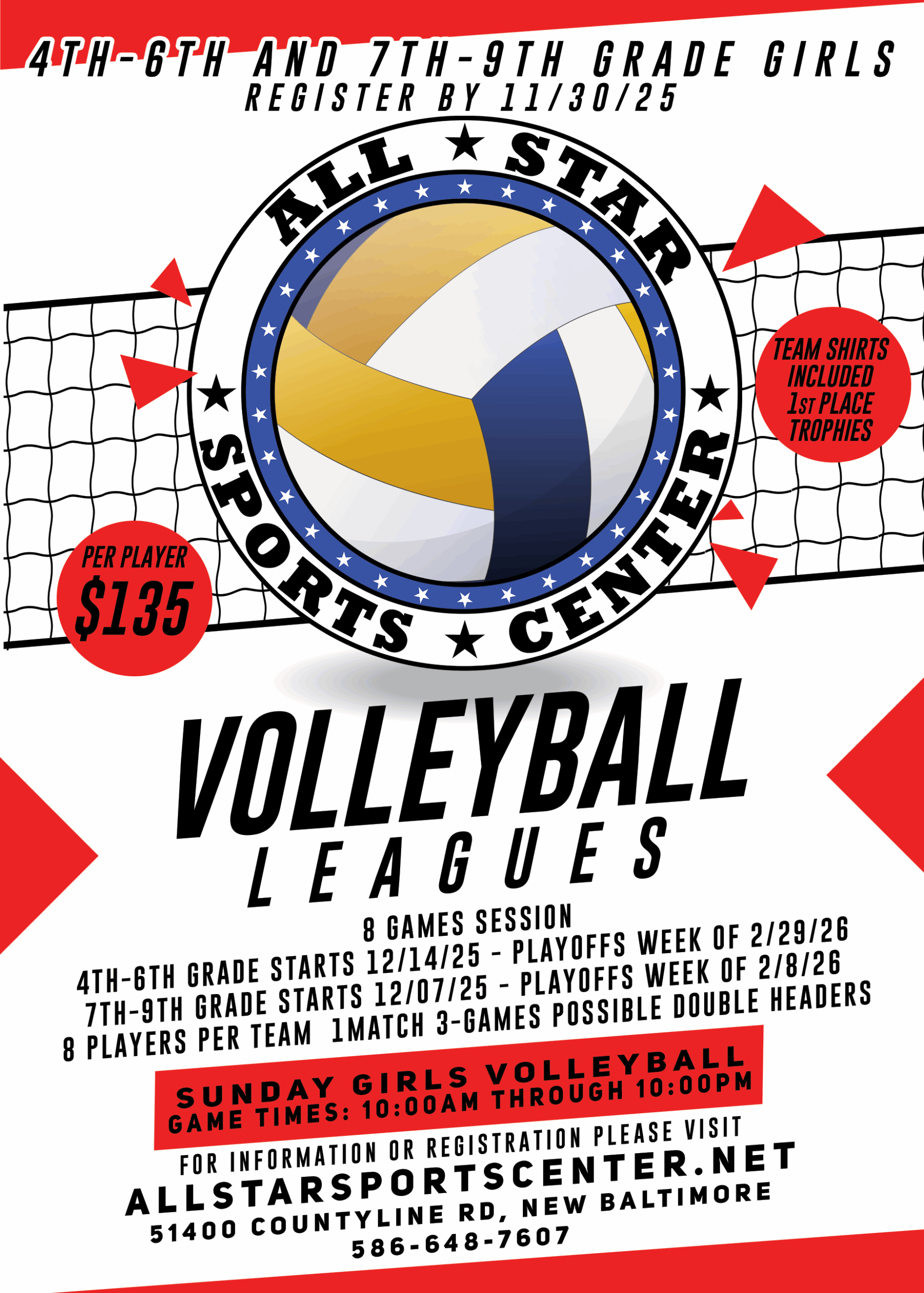 ALL STAR SPORTS CENTER – SPORTS & TRAINING FACILITY