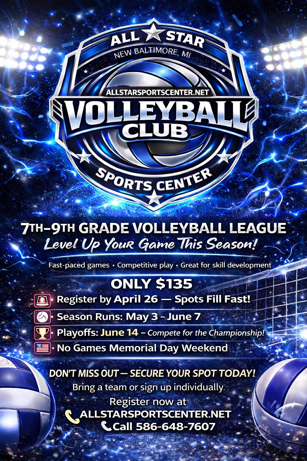 ALL STAR SPORTS CENTER – SPORTS & TRAINING FACILITY